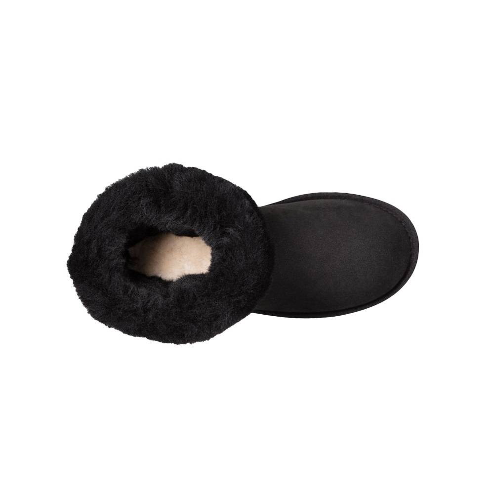 UGG CLASSIC SHORT II WOMENS BOOT - 1016223-BLACK