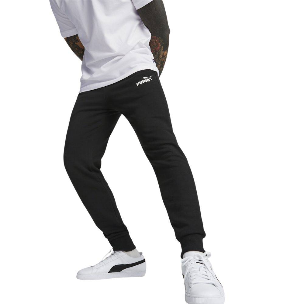 PUMA ESSENTIALS LOGO MENS PANTS - 586716-01