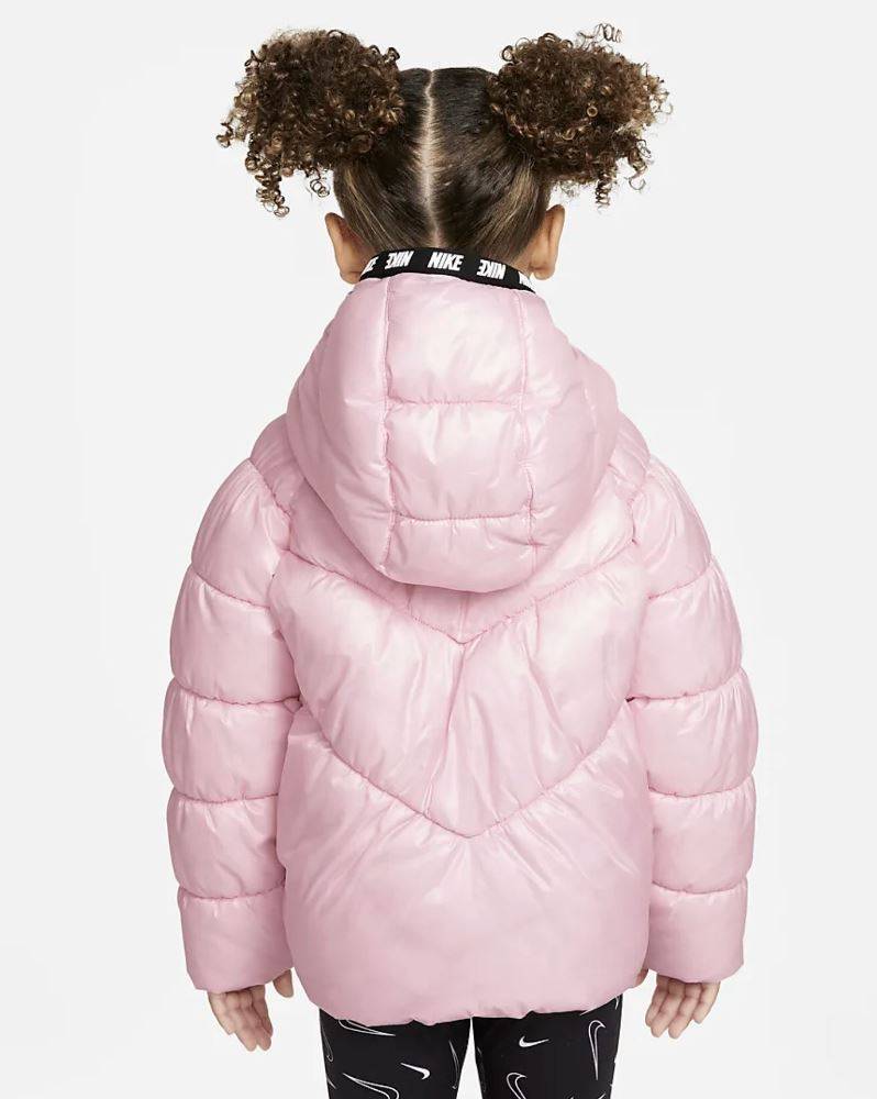 NIKE INFANT GIRLS CHEVRON SOLID PUFFER JACKET - 16H880-A9Y