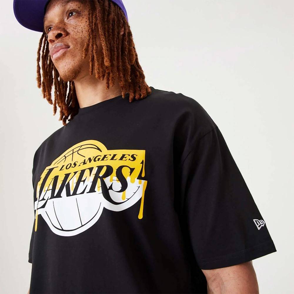 NEW ERA LOS ANGELES LAKERS NBA DRIP LOGO TEE - 60332202