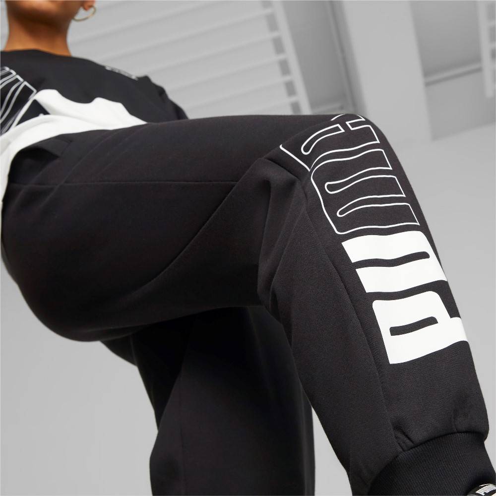 PUMA POWER COLORBLOCK WOMENS SWEATPANTS - 676025-01