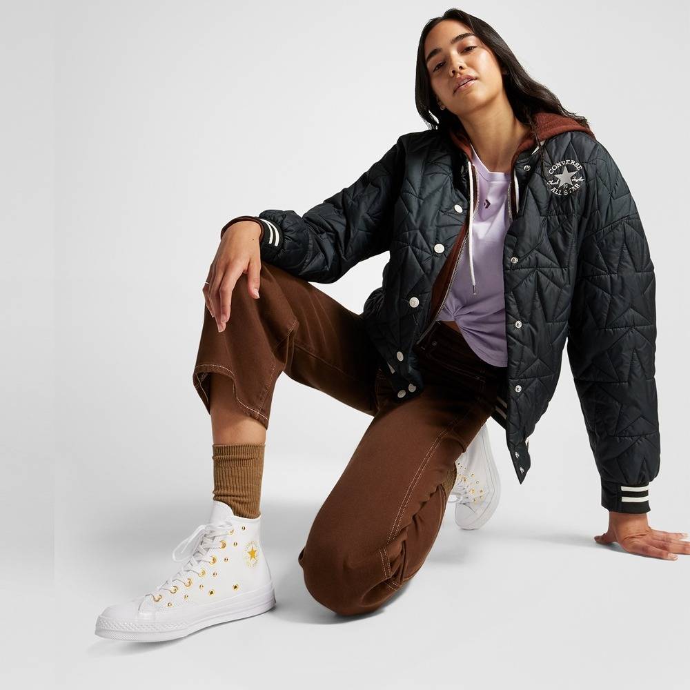 CONVERSE CHUCK 70 STAR STUDDED LEATHER - A06808C