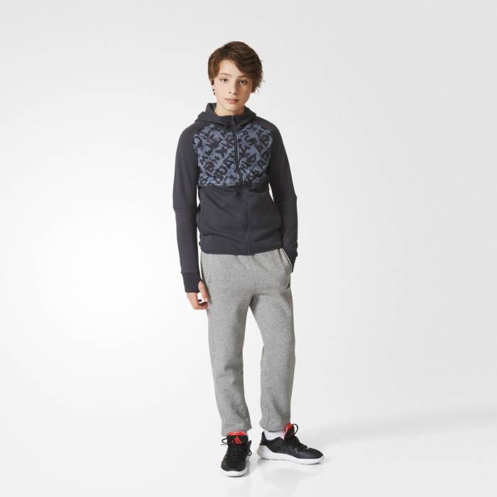 ADIDAS YB HEATHERED LINEAGE PANTS BOYS - AX6416
